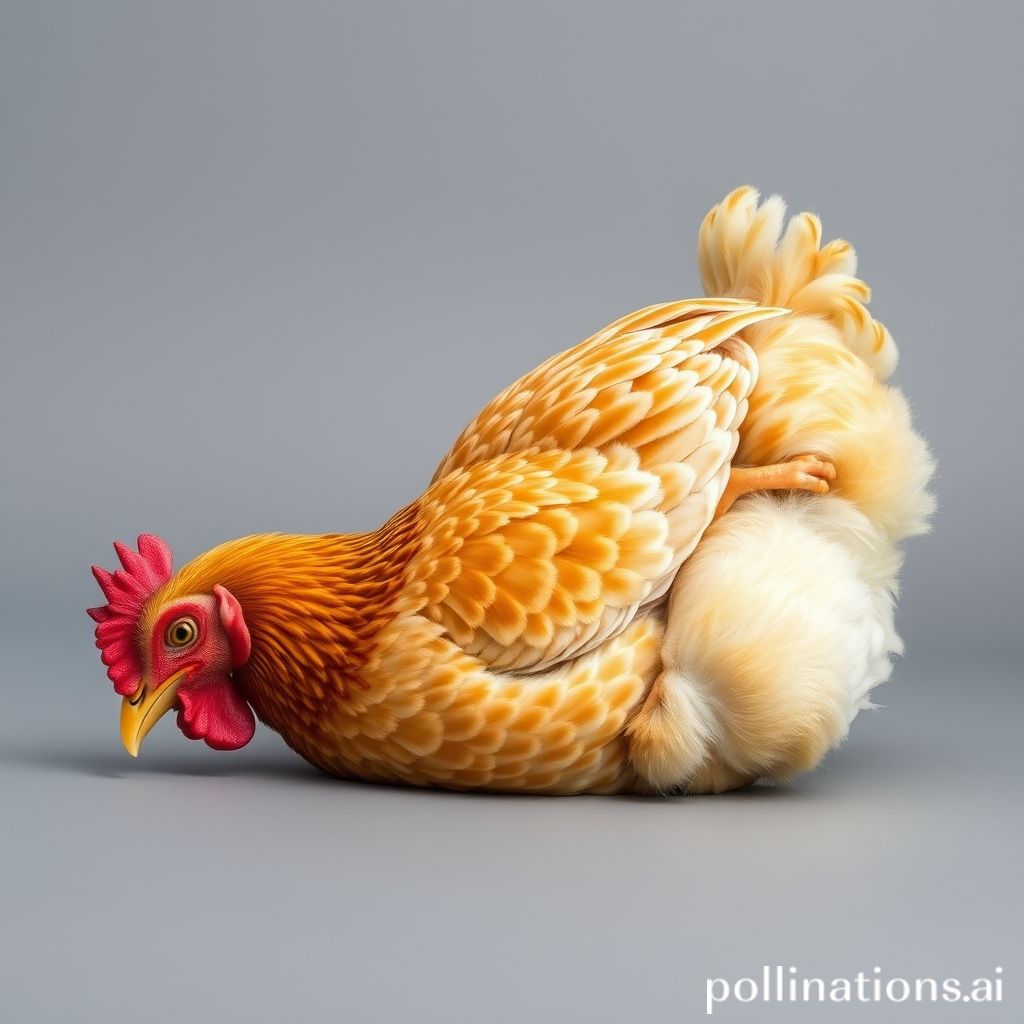Why Do Chickens Lay On Their Side?