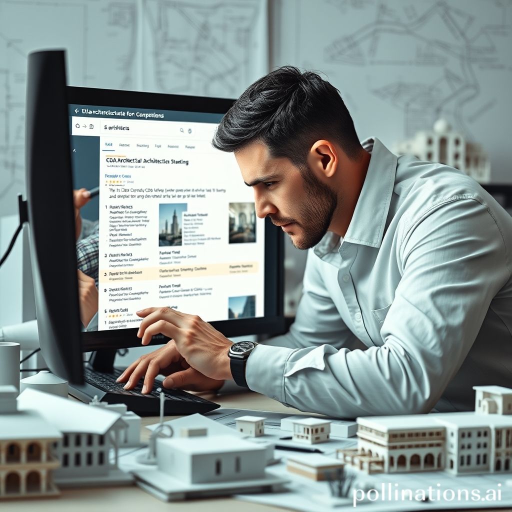 Navigating COA Architecture Competitions: Mastering Search and ...