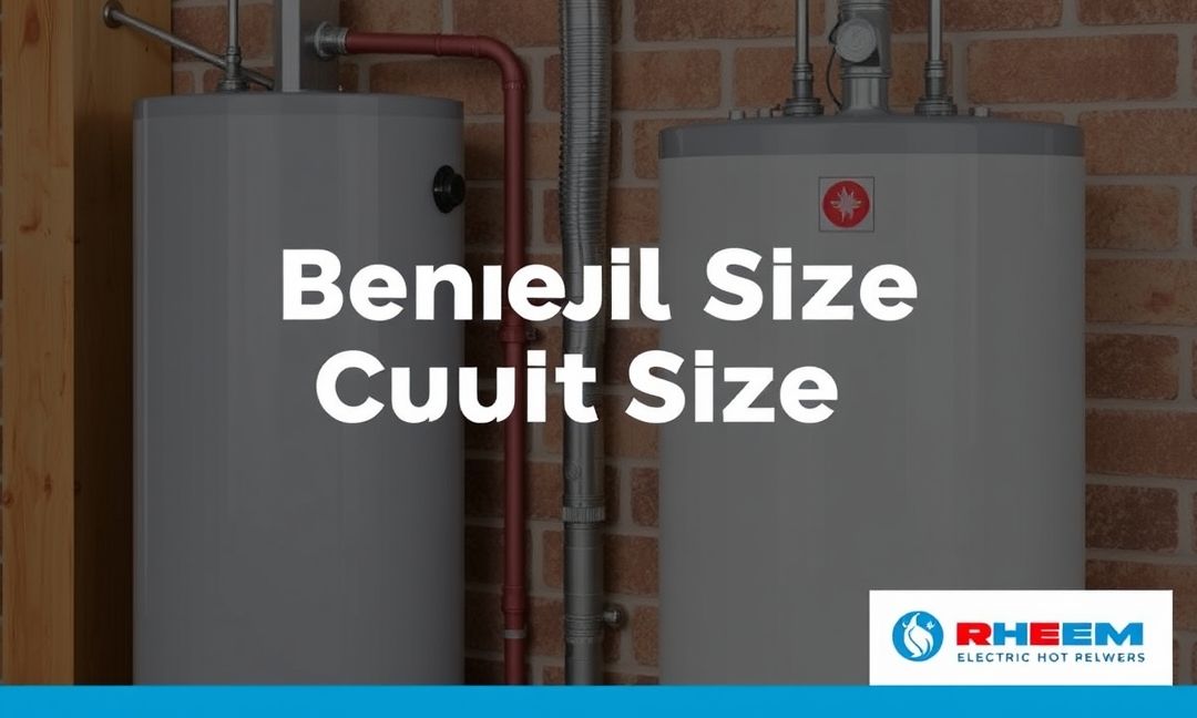 Optimal Conduit Size For Rheem Electric Water Heater: A Comprehensive Guide