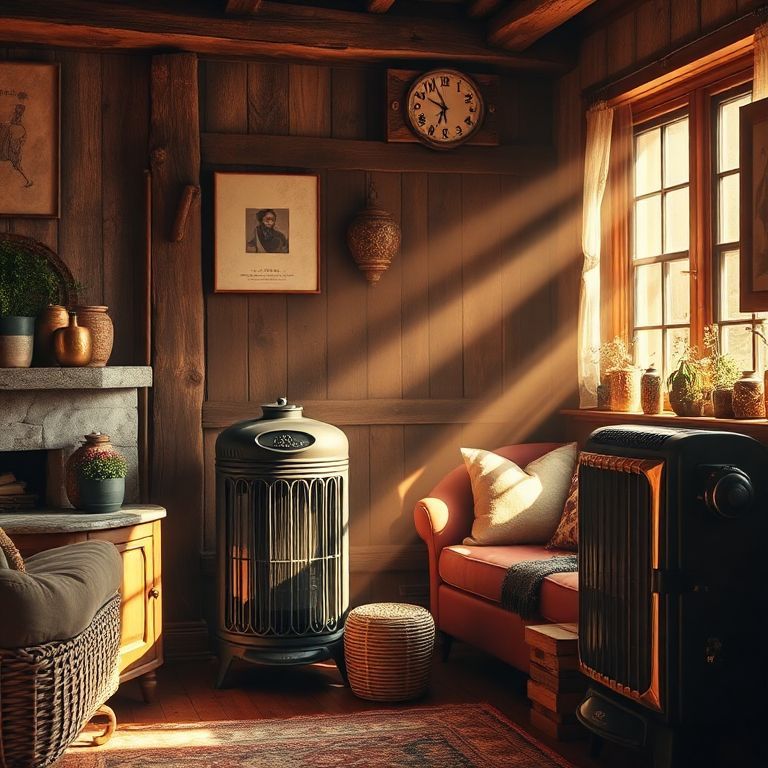 What Design Elements Are Typical Of Vintage Heaters?