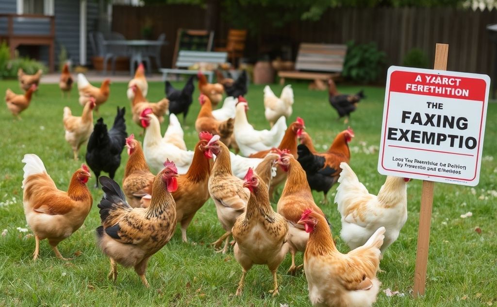 How Many Chickens Needed For Tax Exemption? State Rules