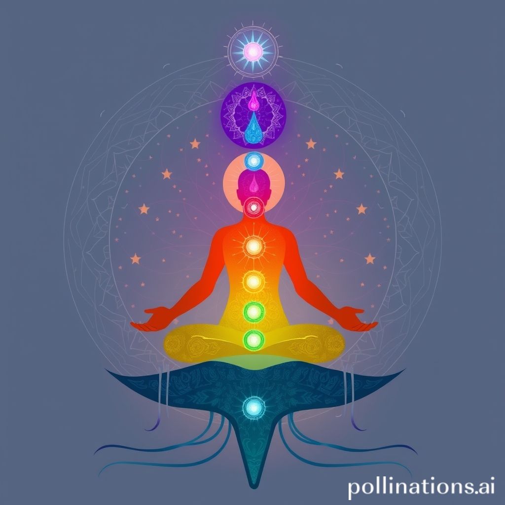 How does the energy flow from root chakra to crown chakra?
