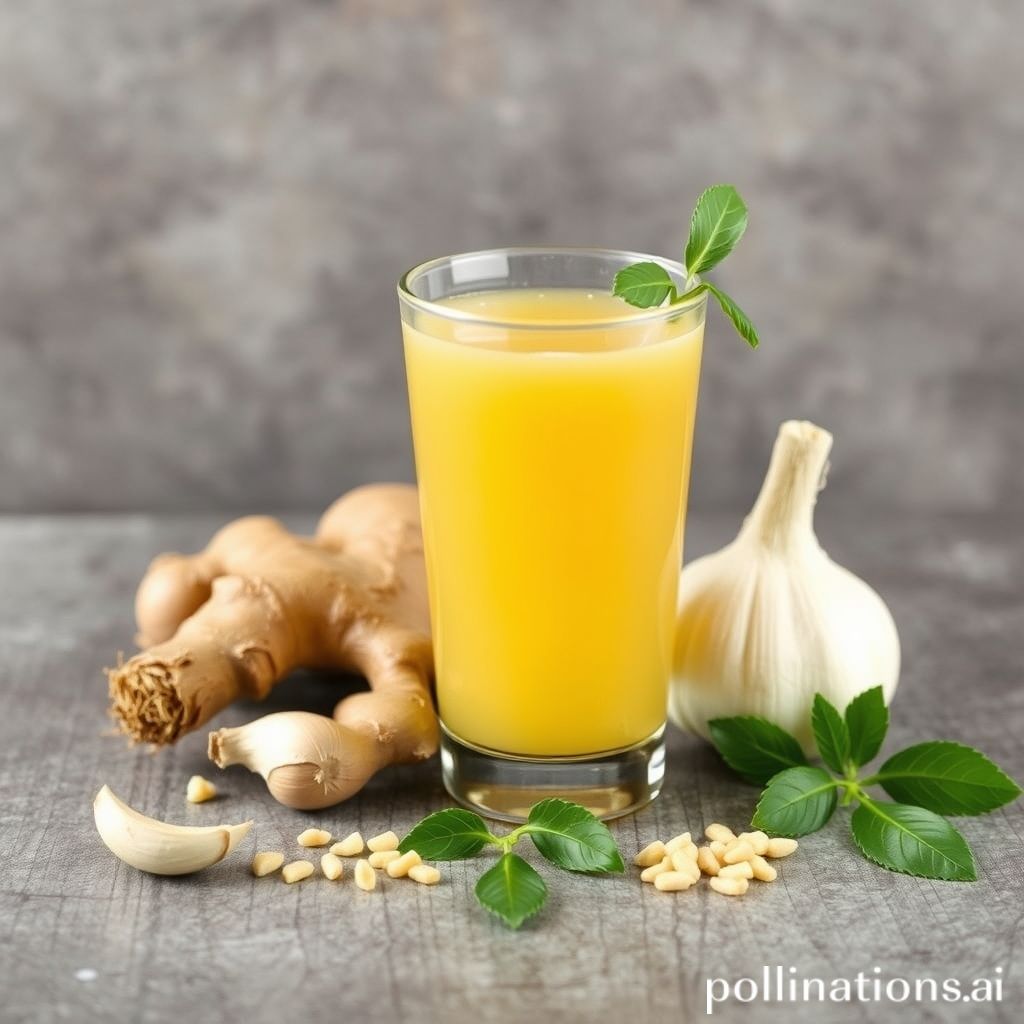 Spice Up Your Health: Easy Homemade Ginger Garlic Juice Recipe - Crazy ...