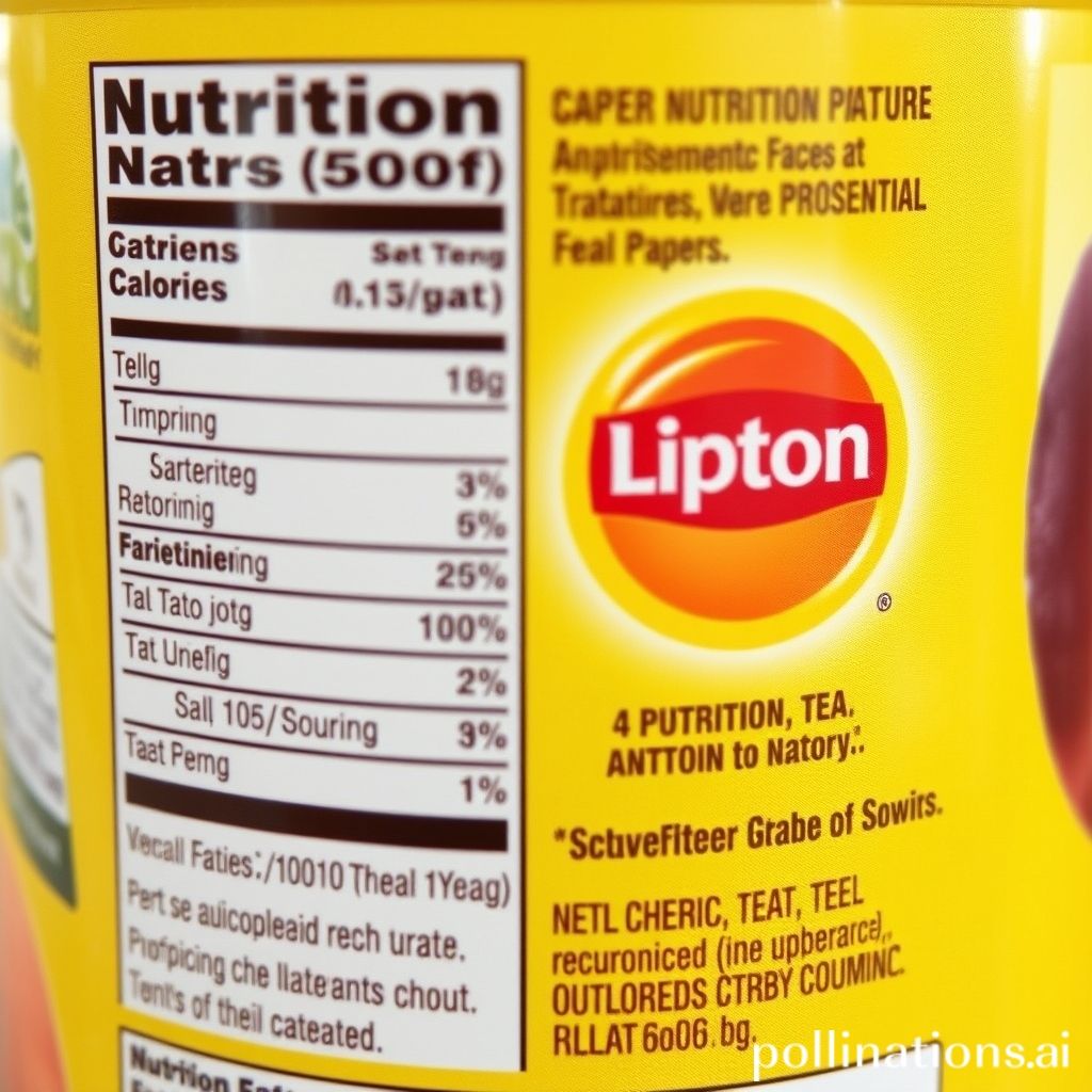 Calories In Lipton Hard Iced Tea at Tina Lown blog