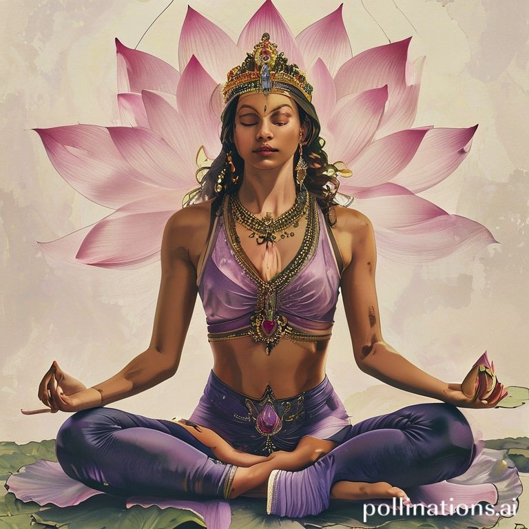 Lotus Crown: Yoga Pose for Crown Chakra Awakening - Chakra Serenity