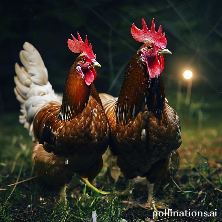 Why Do Chickens Crow At Night?