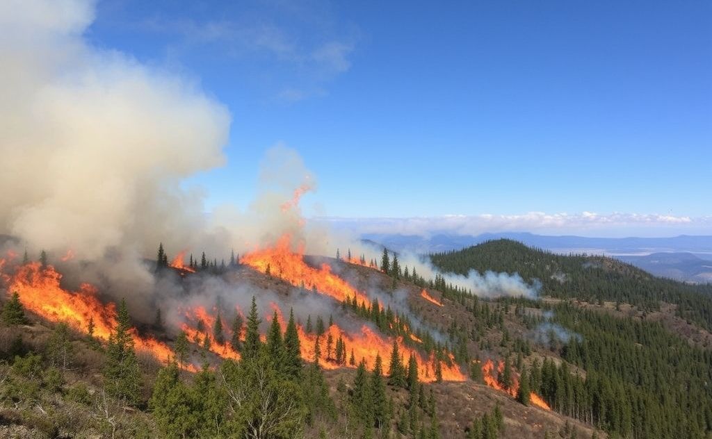How Temperature Drives Forest Fires: The Critical Link