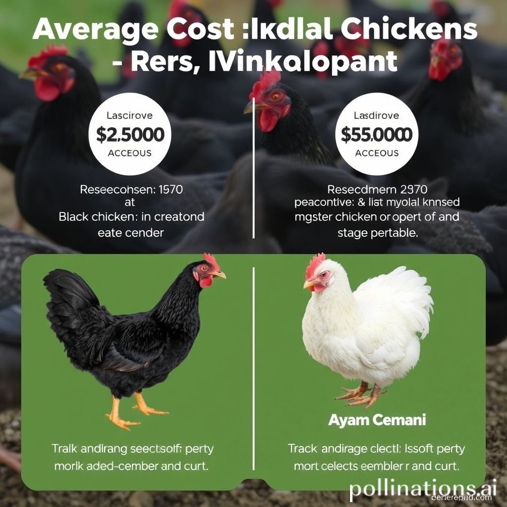 How Much Do Black Chickens Cost?