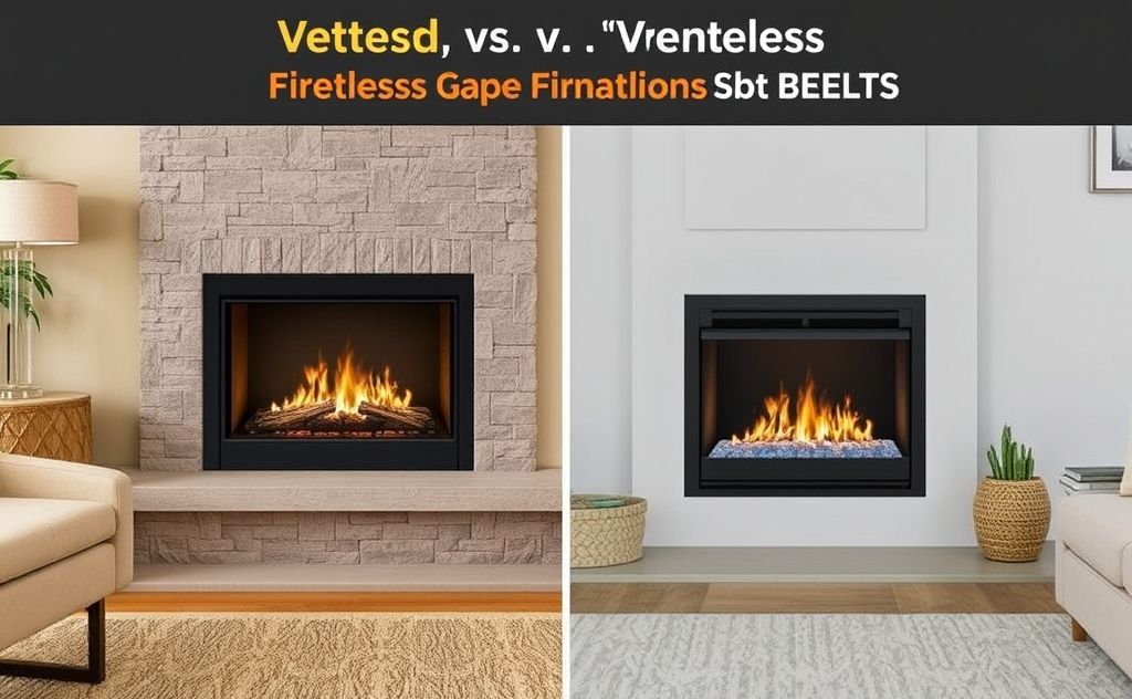 Vented Vs Ventless Gas Fireplaces: Key Differences